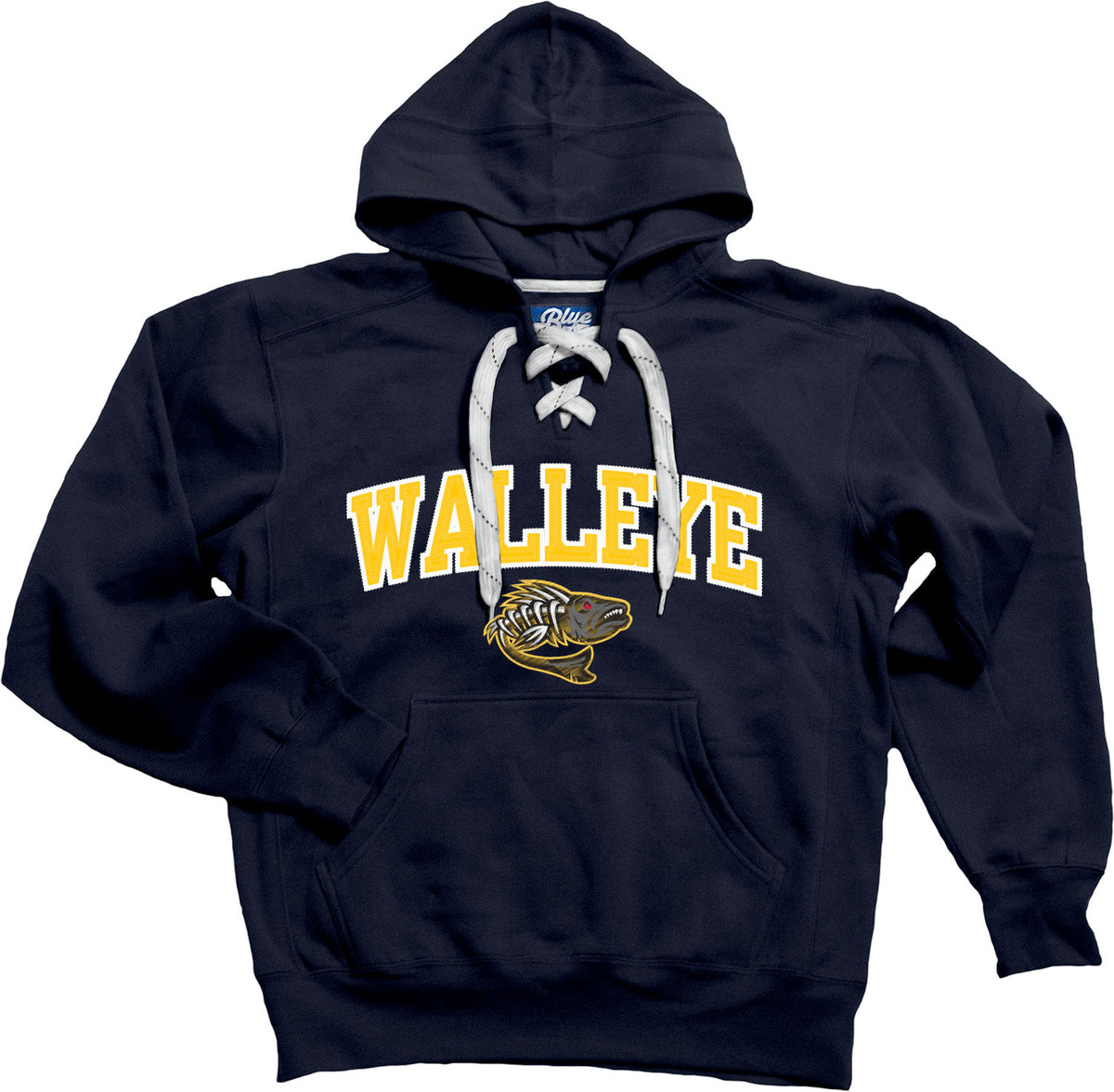 Toledo Walleye Navy Chow Down Hockey Hood – The Swamp Shop