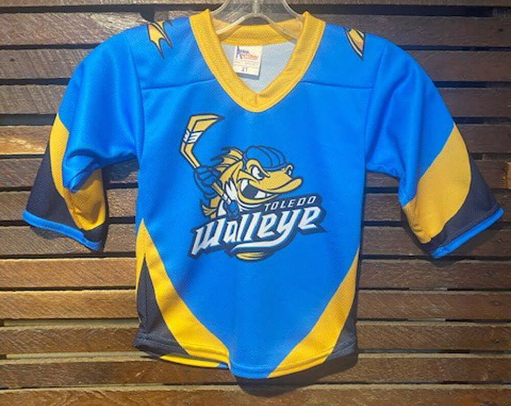 Toledo Walleye Toddler Blue Point Jersey – The Swamp Shop